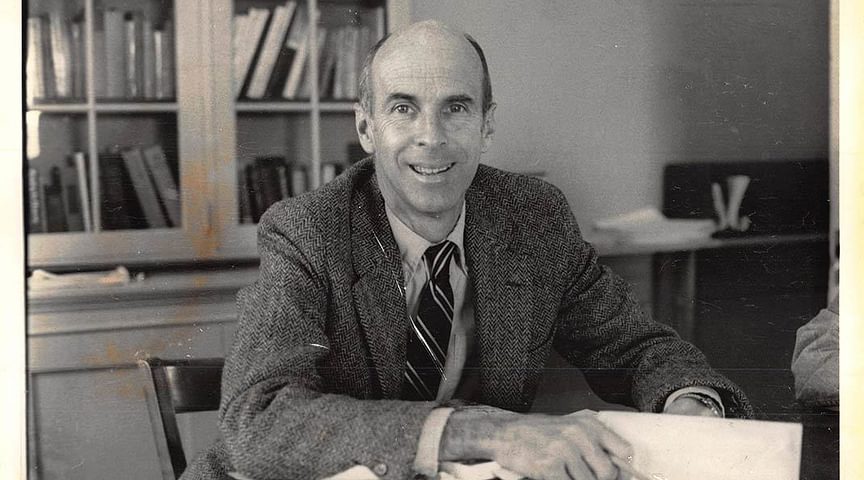 From satire to semicolons, Tom Regan ’51 was a faculty legend